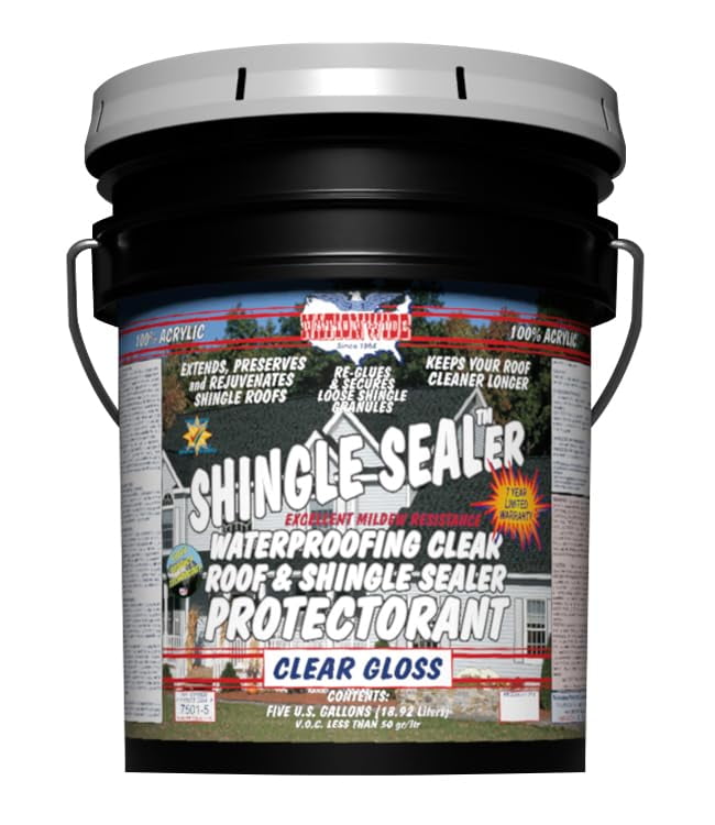 Shingle Sealer Waterproofing Acrylic Clear Roof Sealant & Shingle ...