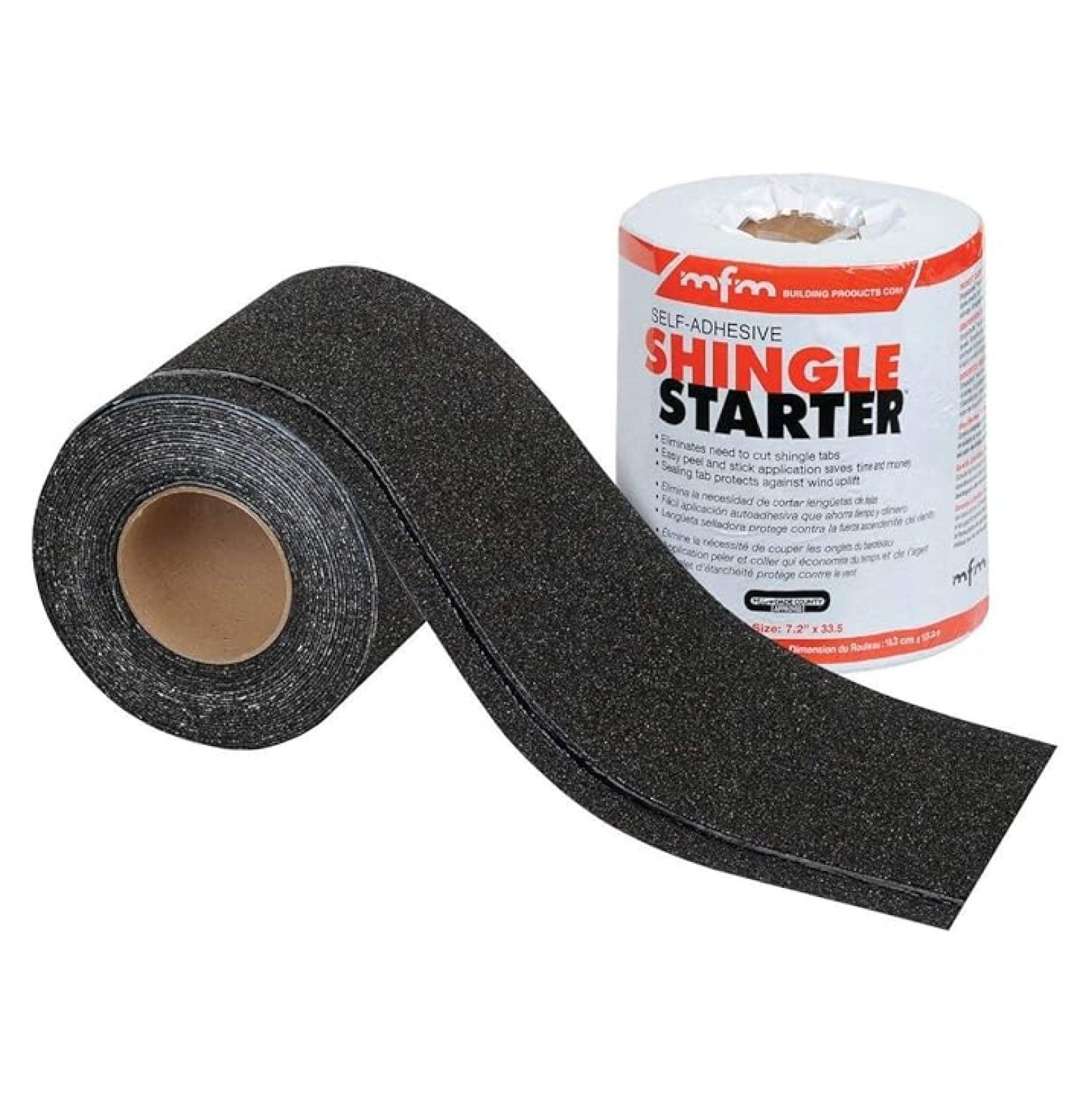 ShingleStarter 7.2in x 33.5ft Roofing Underlayment - 2 Pack - Asphalt ...