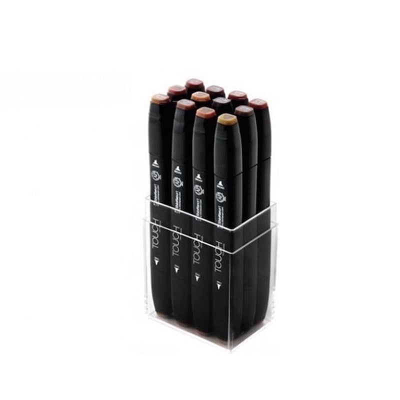 Shinhan Art TOUCH Twin Marker 12pc Wood - Walmart.com