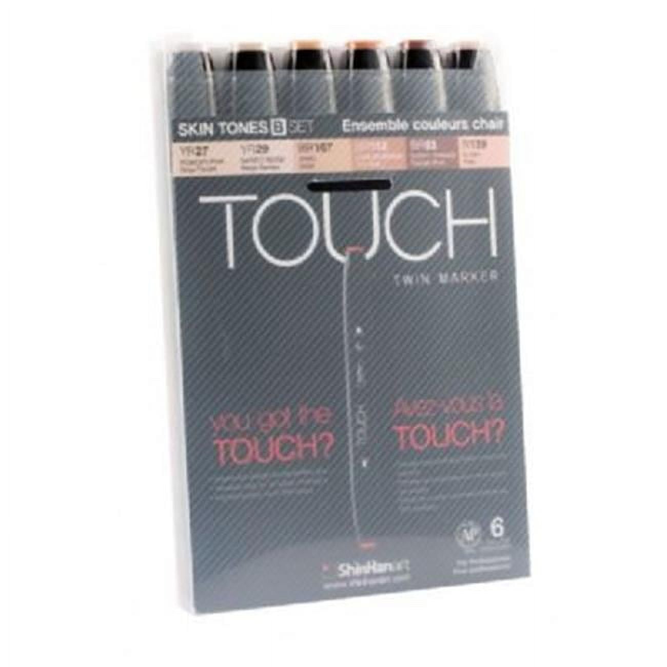 Shinhan Touch Twin Marker Set 6 Skin Tones B - Walmart.com