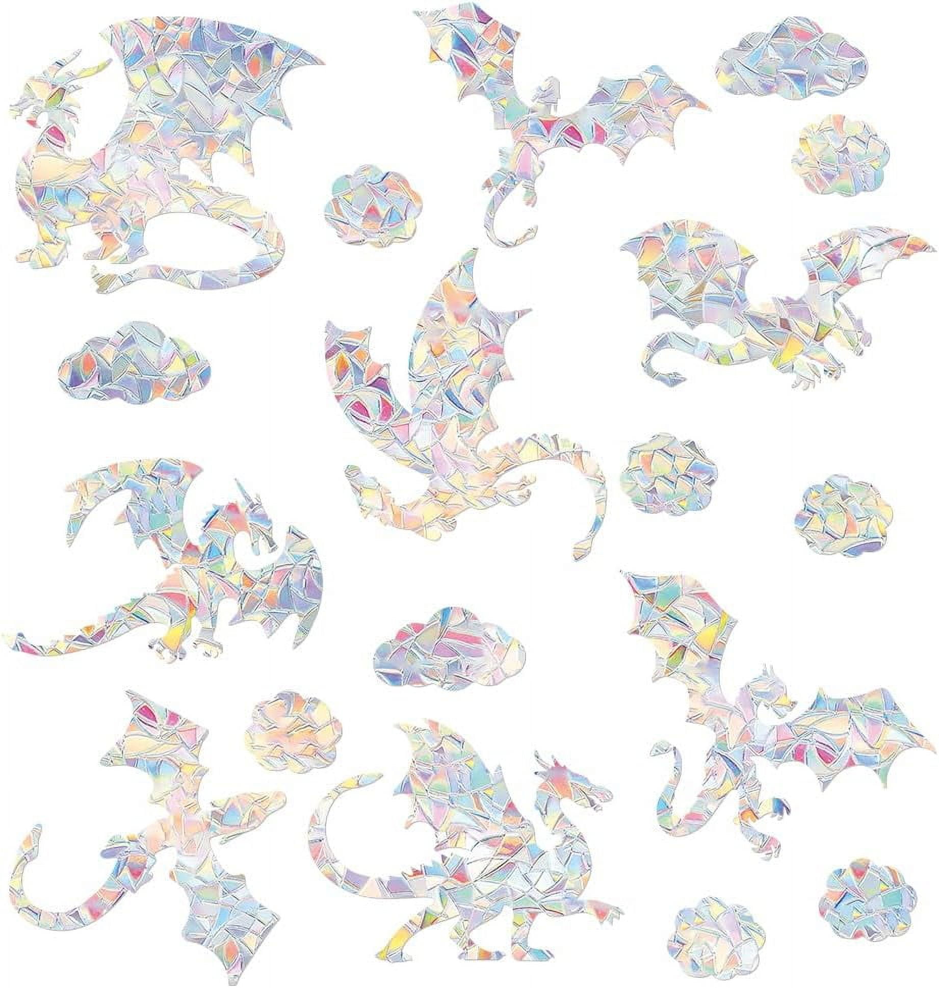 Shining Dragon Window Stickers Clouds Window Stickers Dragon Window ...
