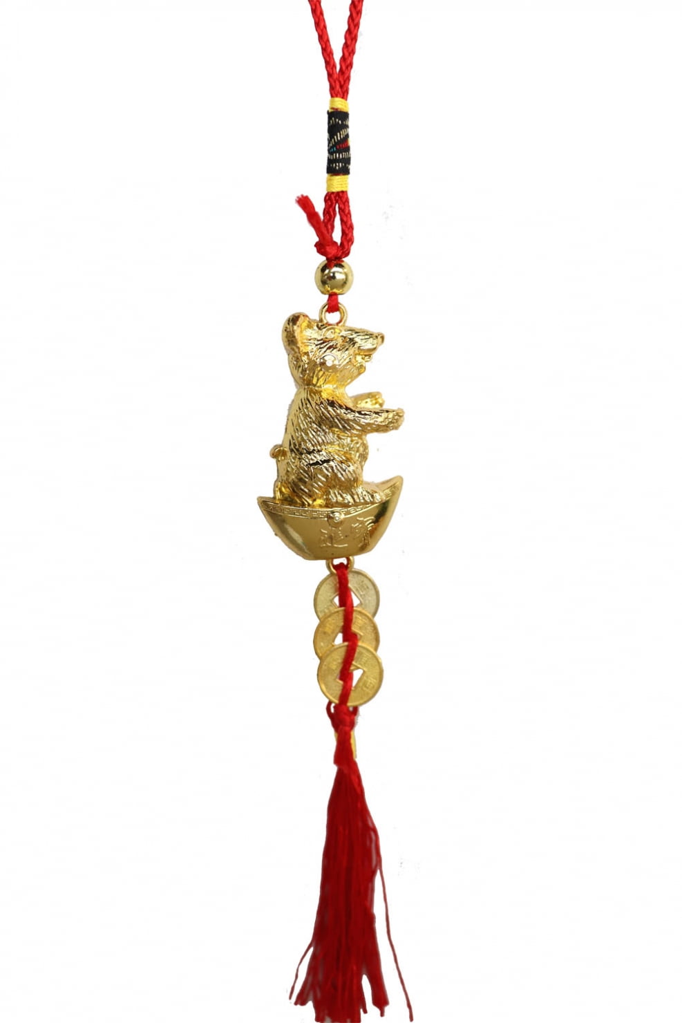 Shining Gold Rat Charm - Walmart.com