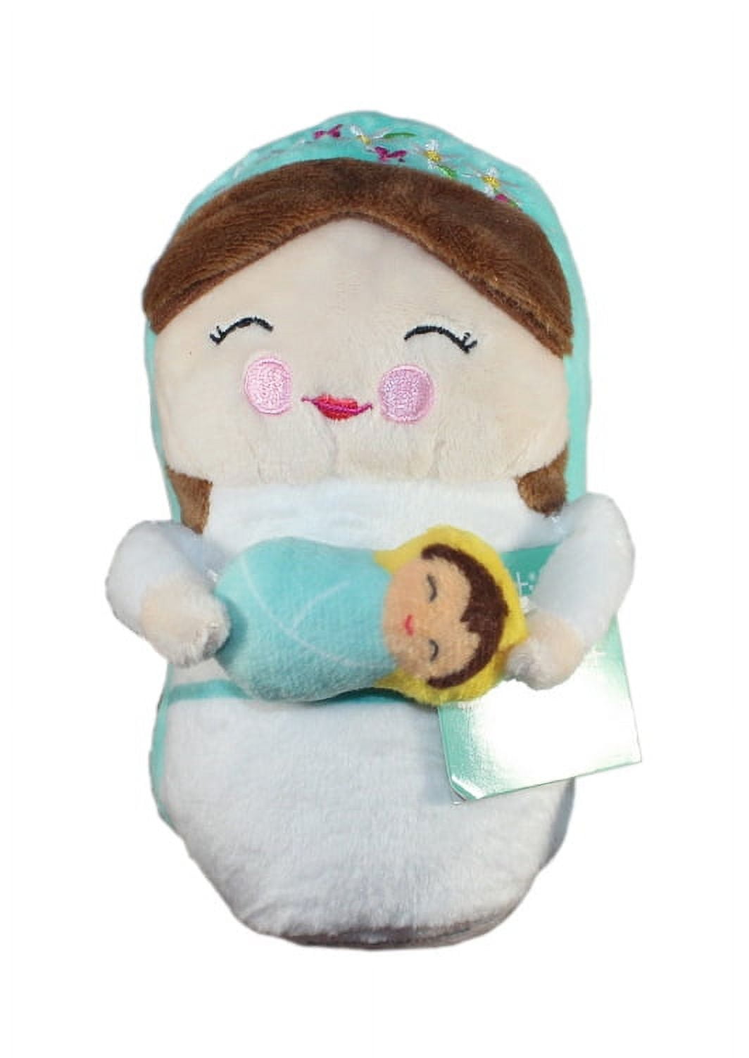 Shining Light Dolls MINI Blessed Virgin Mary, Mother of God 5" Plush ...