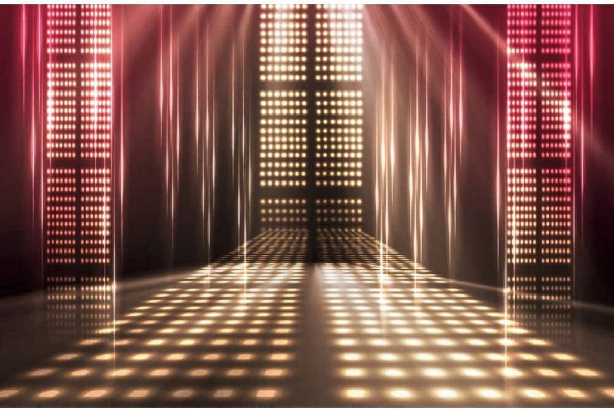 Shining Neon Lights Show Photography Backdrop Stage Disco Vues KTV ...