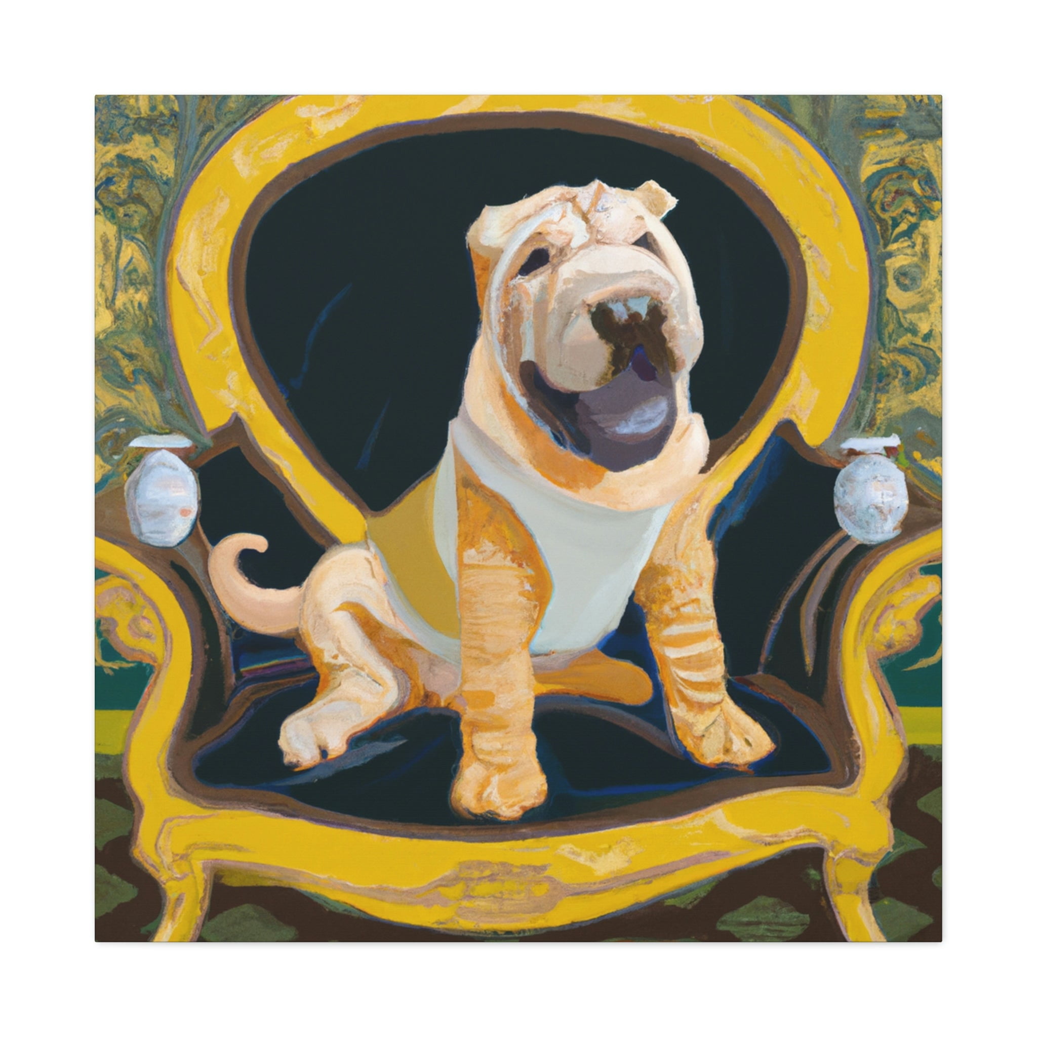 "Shining Shar Pei Splendor" - Canvas - Walmart.com
