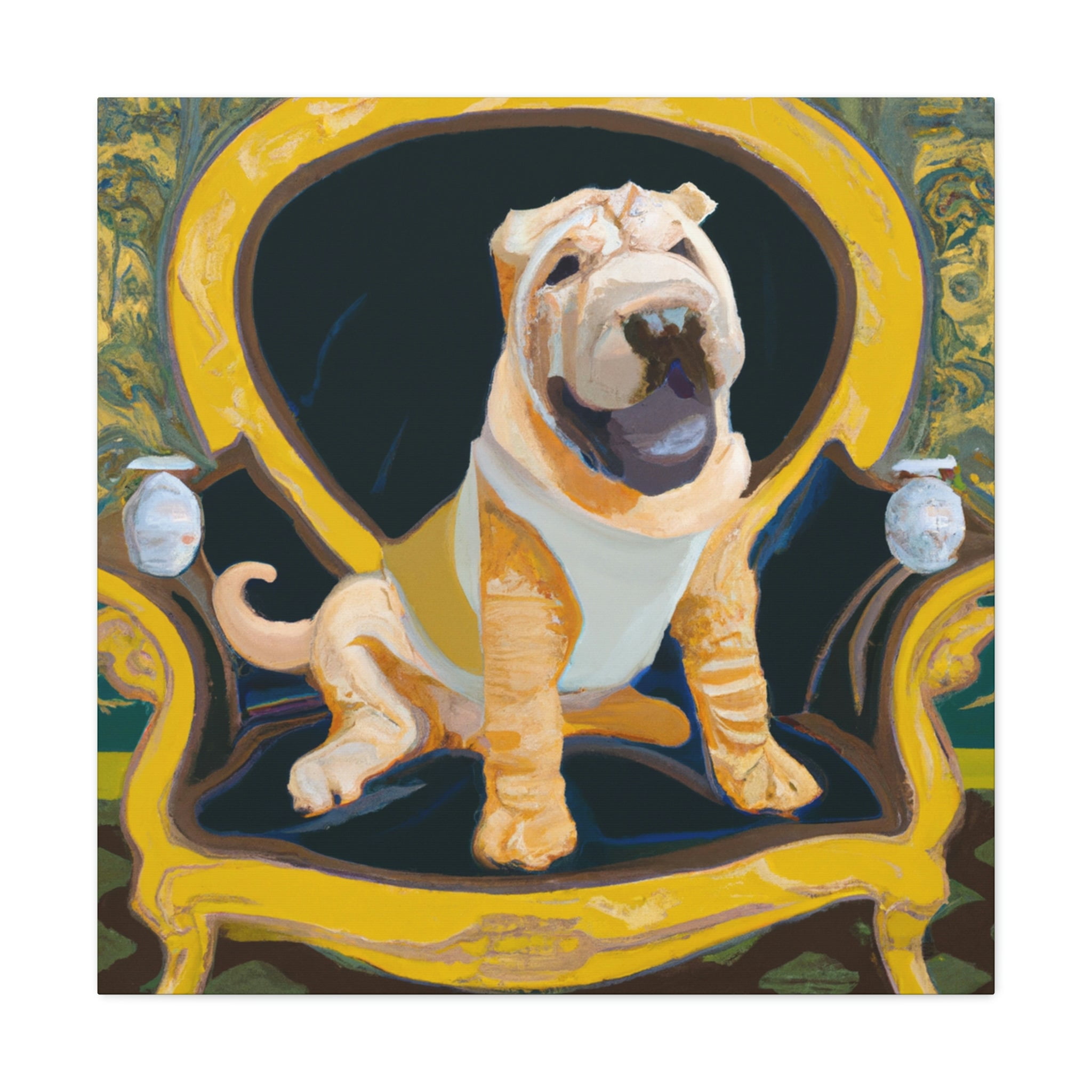 "Shining Shar Pei Splendor" - Canvas - Walmart.com