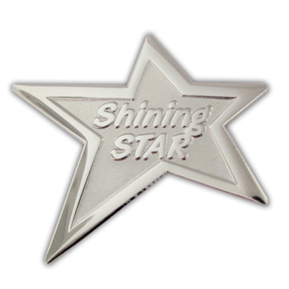 PinMart Unisex Shining Star Customer Service Corporate Lapel Pin, 10 ...