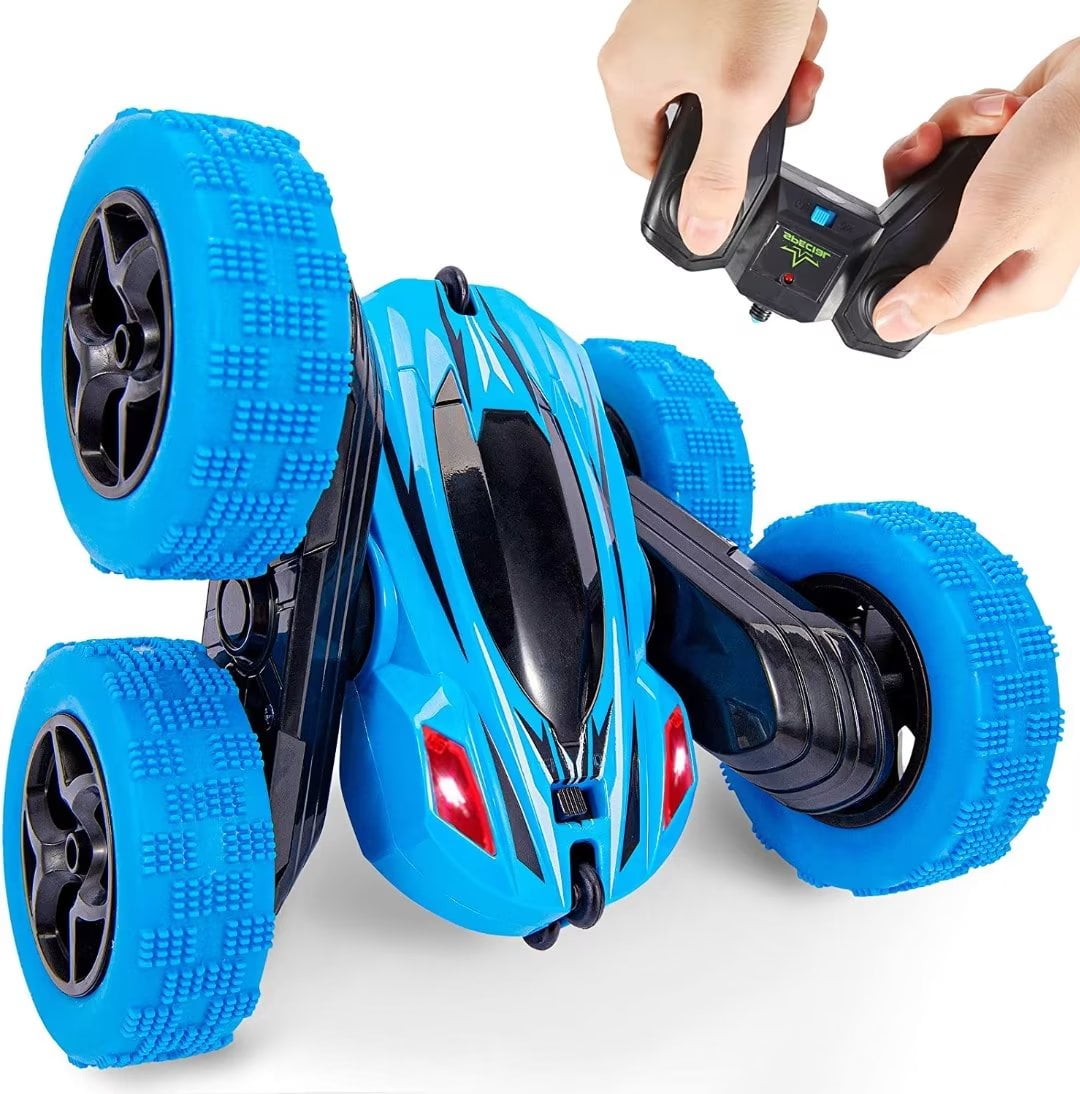 ShiningLove RC Stunt Car for Kids 2.4Ghz Double Sided 360° Rotating ...