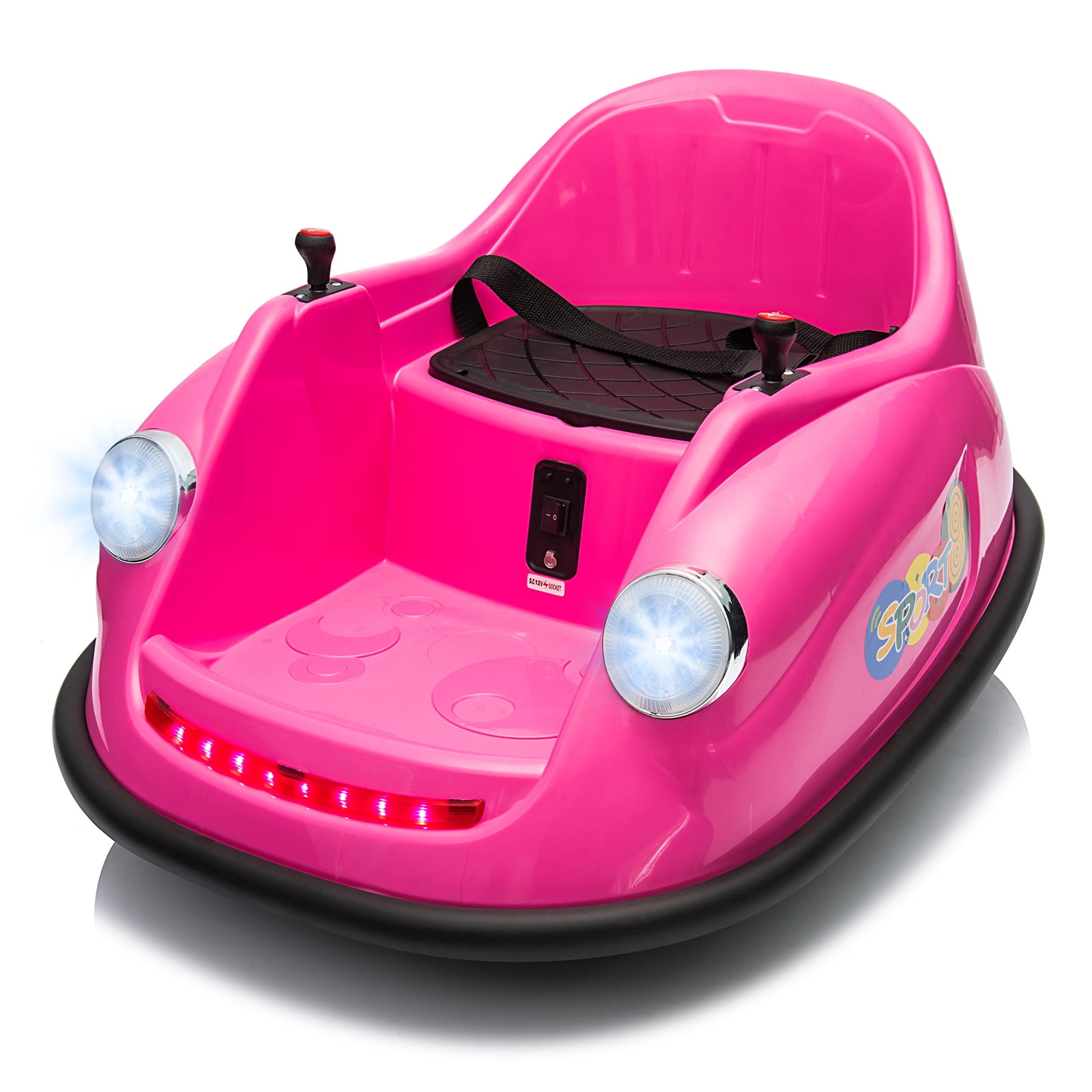 Shininglove 12V 3 Speeds Kids Ride on Electric Bumper Carfor Toddlers 1 ...