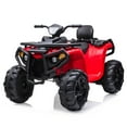 Shininglove 12V Kids Ride-on Electric ATV Toy Car, 5mph Max Speed, Red ...