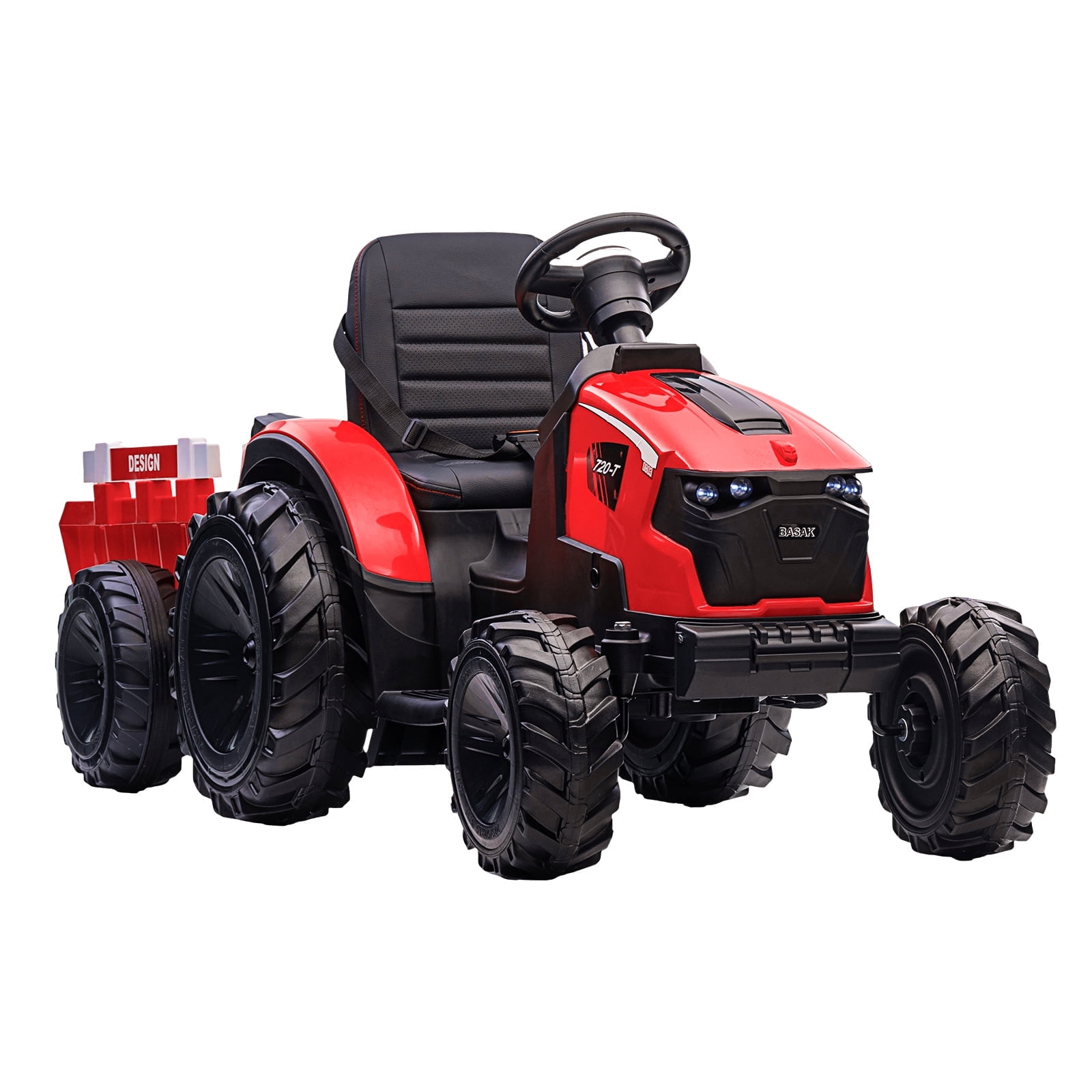 Shininglove 12V Ride on Tractor Electric Upgraded 7A Ride-on Car for ...