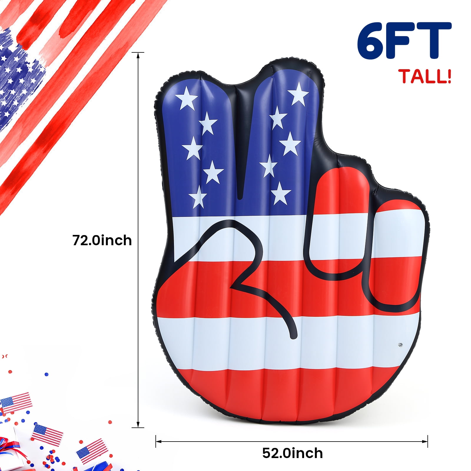 Shininglove Inflatable Pool Toys Bean Bag Toss Games Floating Cornhole ...