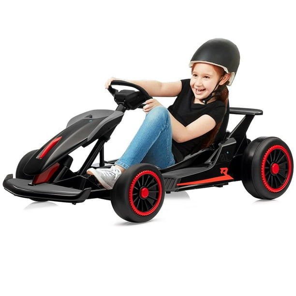 Shininglove Kids Go Kart 24V, Electric Drift Kart with 2x150W Strong ...