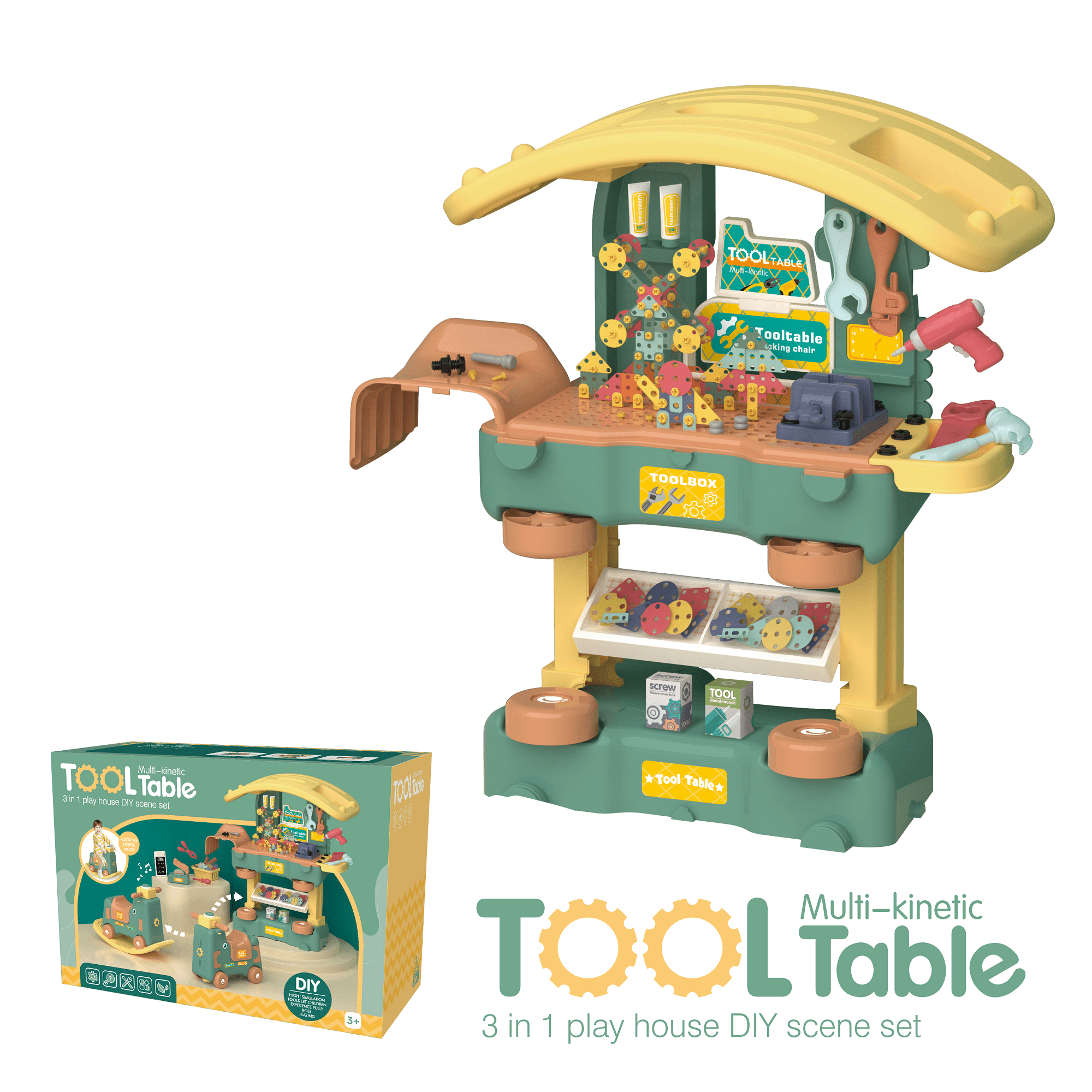 Shininglove Kids Tool Bench, Kids Workbench, Toddler Pretend Play ...