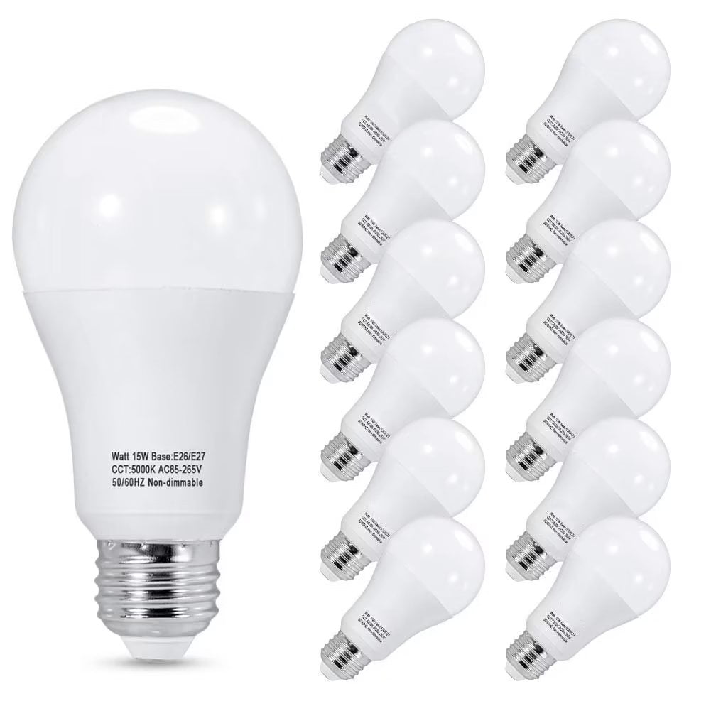 Shininglove LED Bulbs A19 150 Watt Equivalent, 5000K Daylight LED Light ...