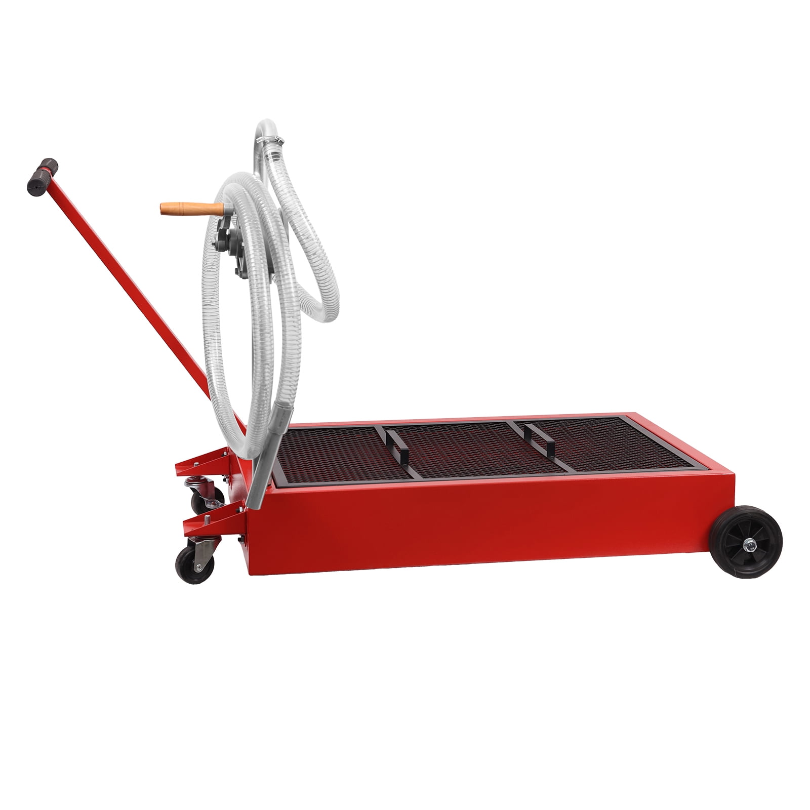 Shininglove Oil Drain Pan 20 Gallon Oil Drain Tank with Hand Pump ...