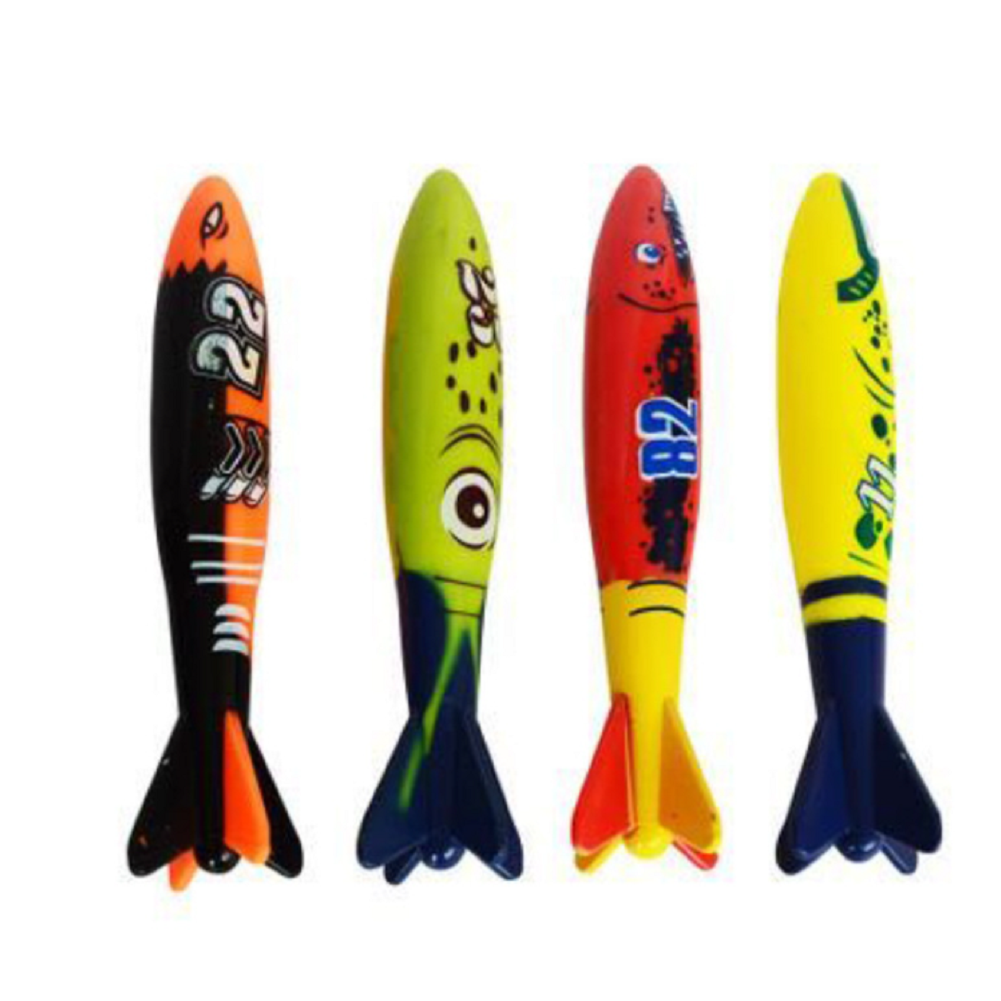 Shininglove Summer Shark Rocket Throwing Toy Funny Swimming Pool Diving ...