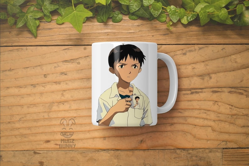 Shinji Mug – Evangelion-Inspired Gift for Anime Fans and Meme Lords ...