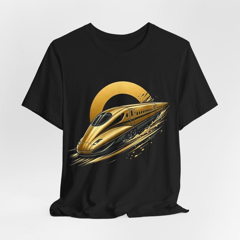 Shinkansen Bullet Train Tee -Japanese Speed Train Tshirt Nippon Rail ...