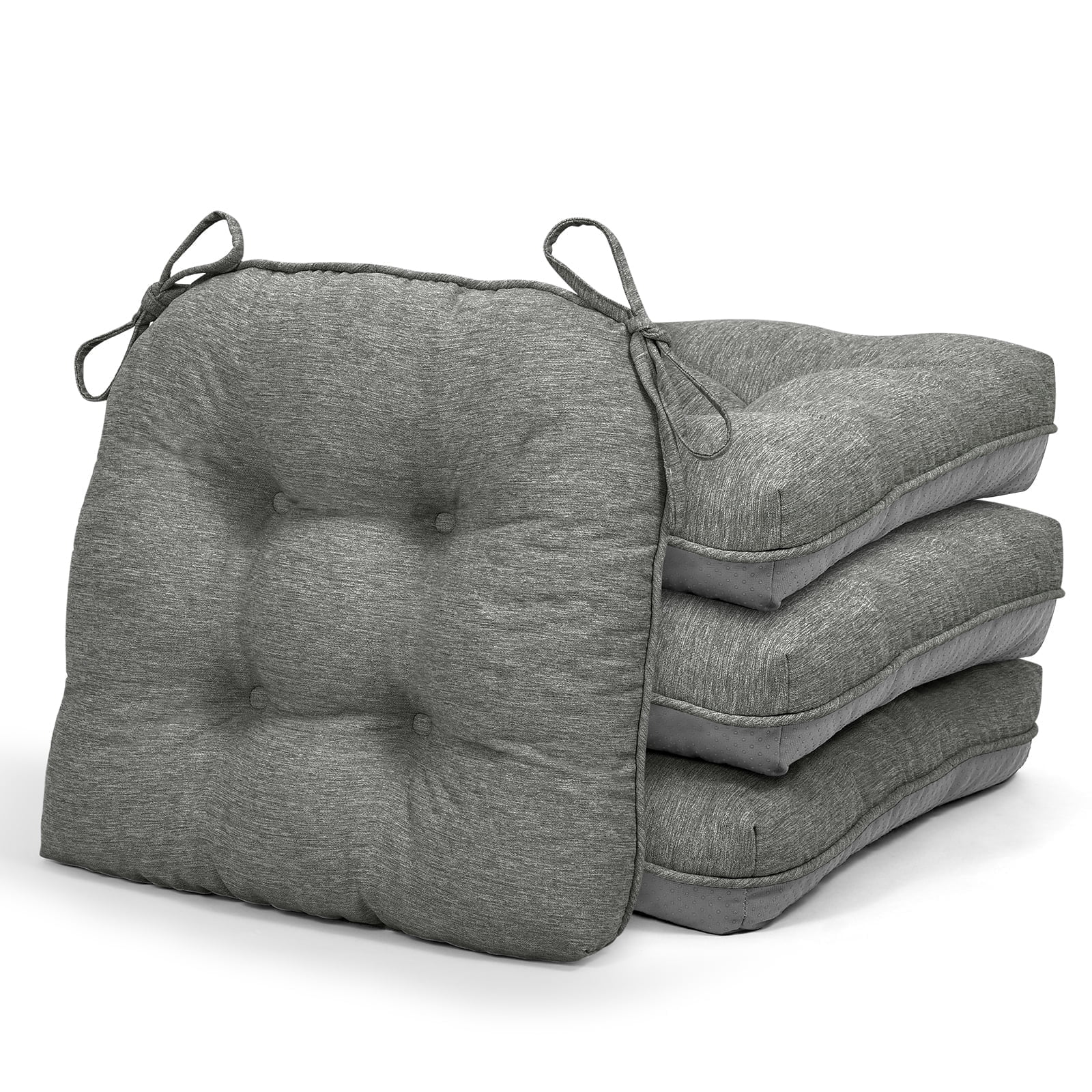 Shinnwa Chair Cushions for Kitchen Chairs Memory Foam Tufted Dining ...