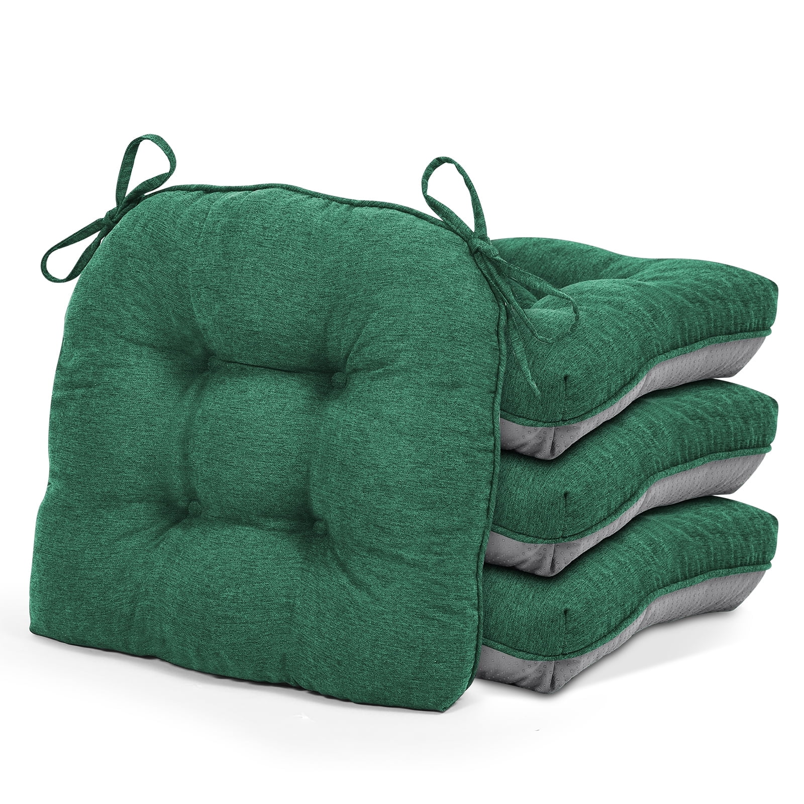 Shinnwa Chair Cushions for Kitchen Chairs Memory Foam Tufted Dining ...