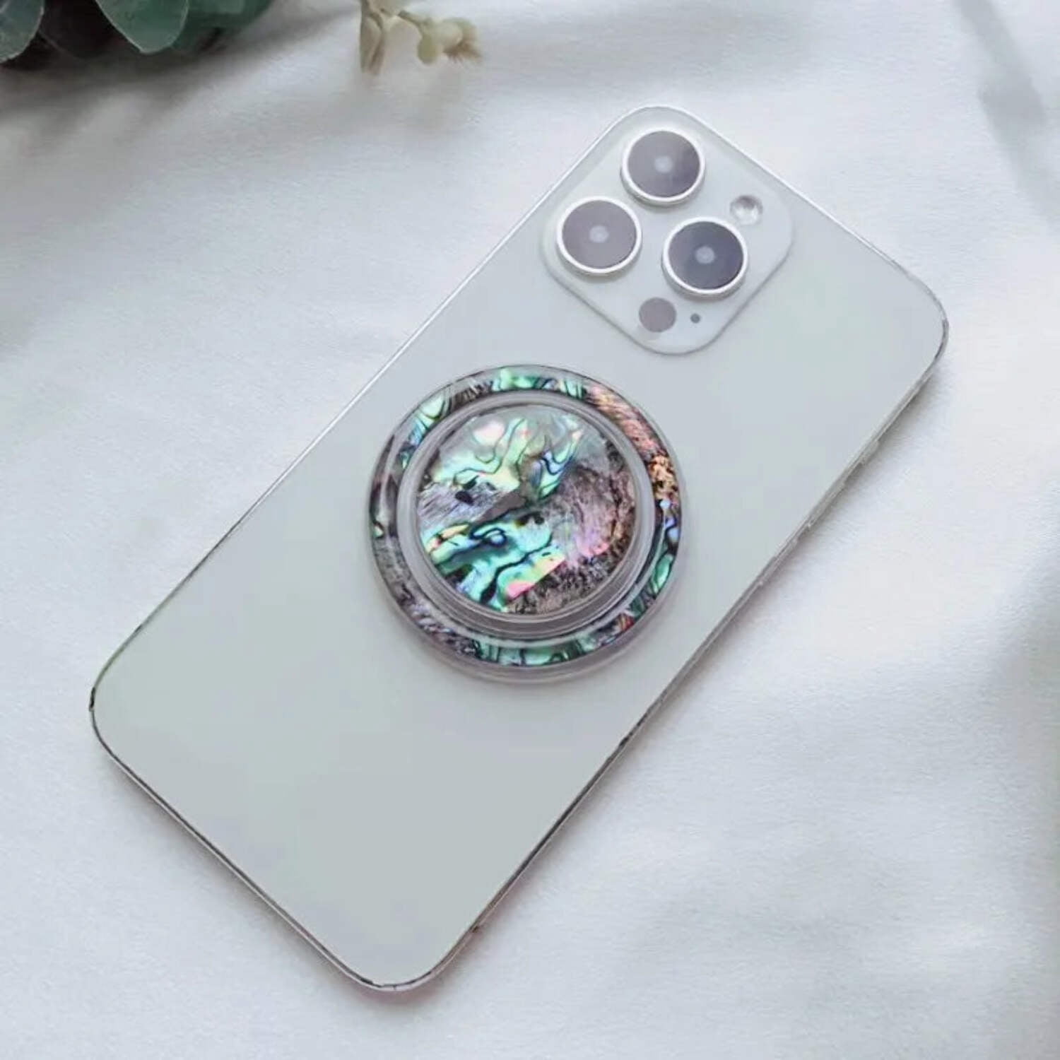 Shinny Seashells Magsafe Magnetic Phone Grip Bracket Stand Holder ...