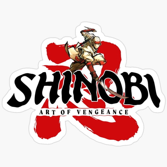 Shinobi Art Of Vengeance Fan Logo Sticker Phone Decal Water Bottle ...