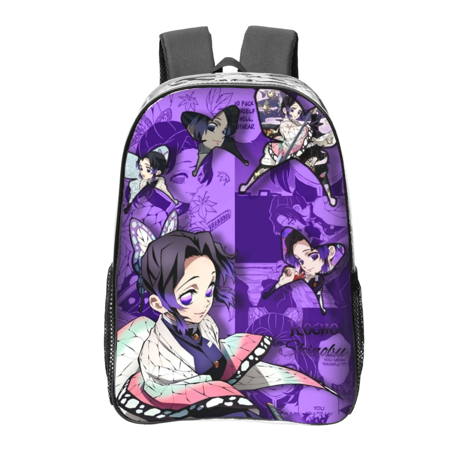 Shinobu Kocho Clear Backpack 16 Inch Large Capacity PVC Transparent ...