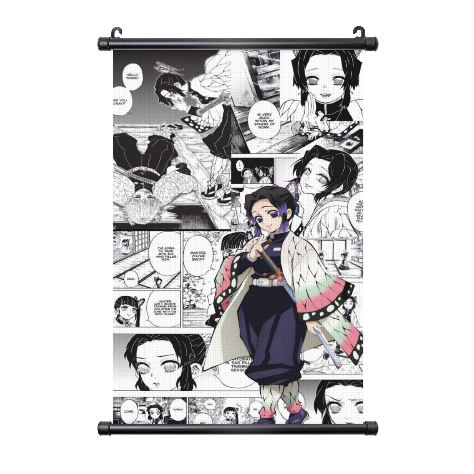 Shinobu Kocho Poster Plastic Shaft Wall Hanging Banner Painting Canvas ...
