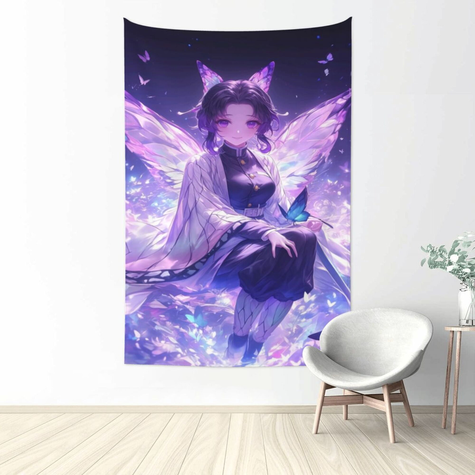 Shinobu Kocho Tapestry Aesthetic Wall Hanging for Living Room Bedroom ...