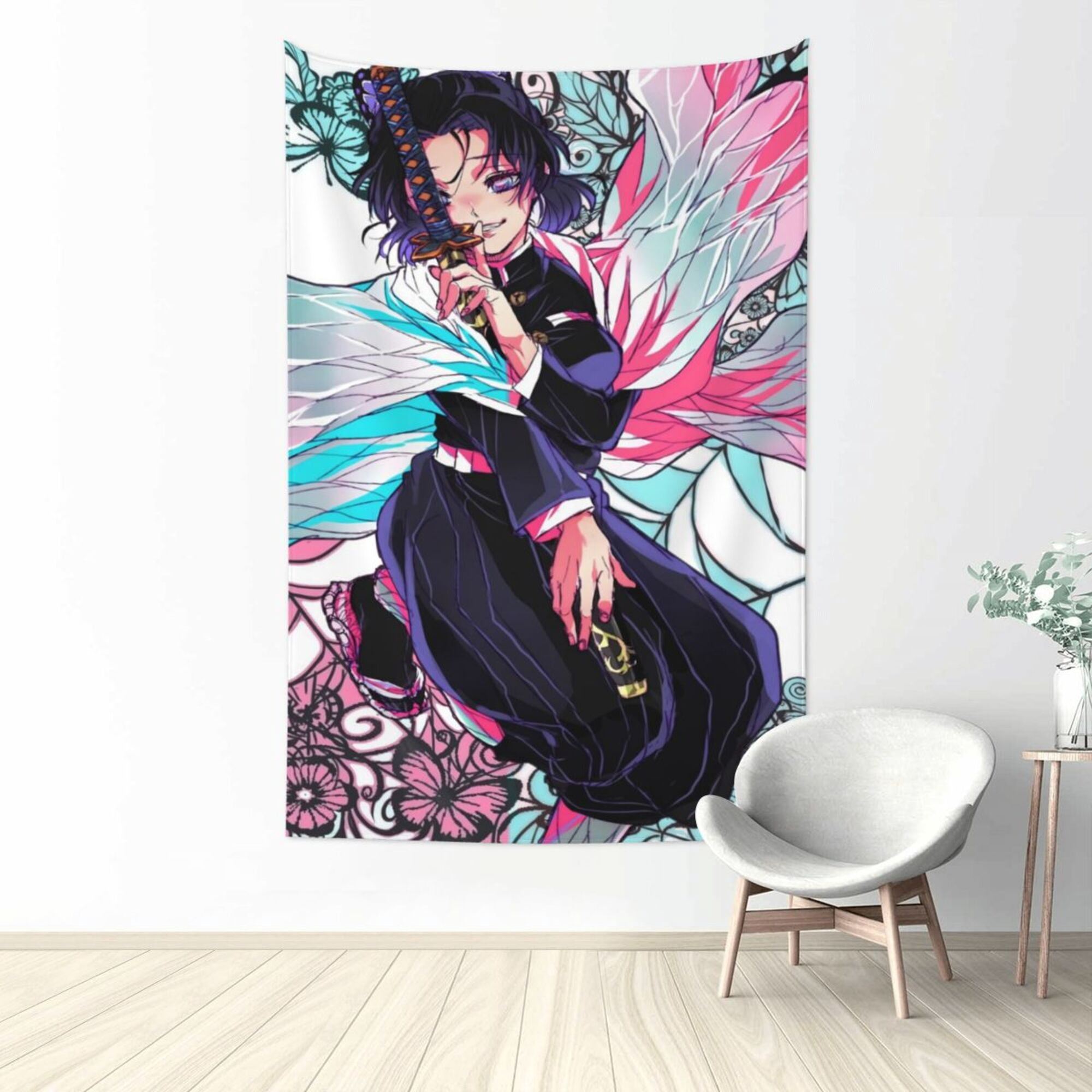 Shinobu Kocho Tapestry Aesthetic Wall Hanging for Living Room Bedroom ...