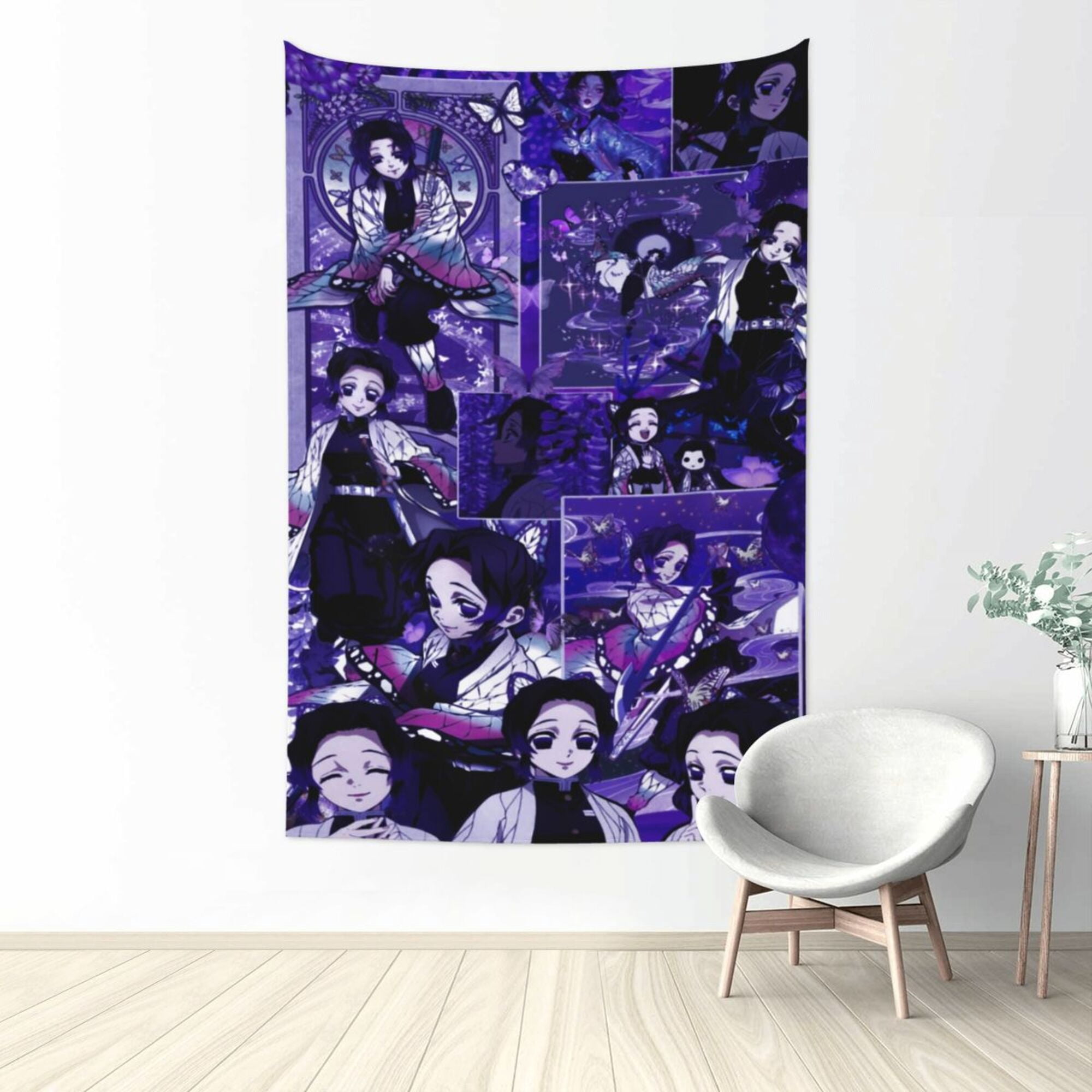 Shinobu Kocho Tapestry Aesthetic Wall Hanging for Living Room Bedroom ...