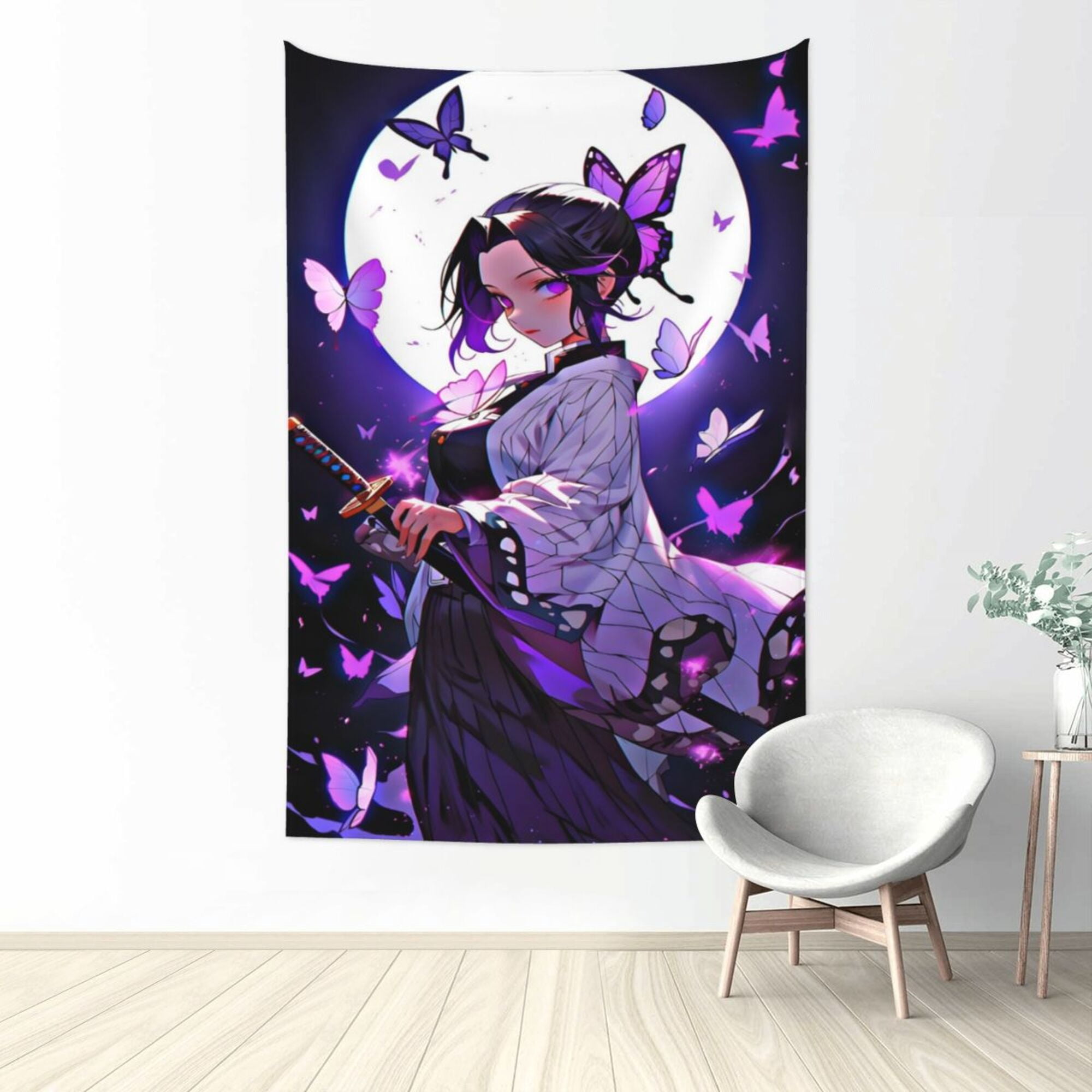 Shinobu Kocho Tapestry Aesthetic Wall Hanging for Living Room Bedroom ...