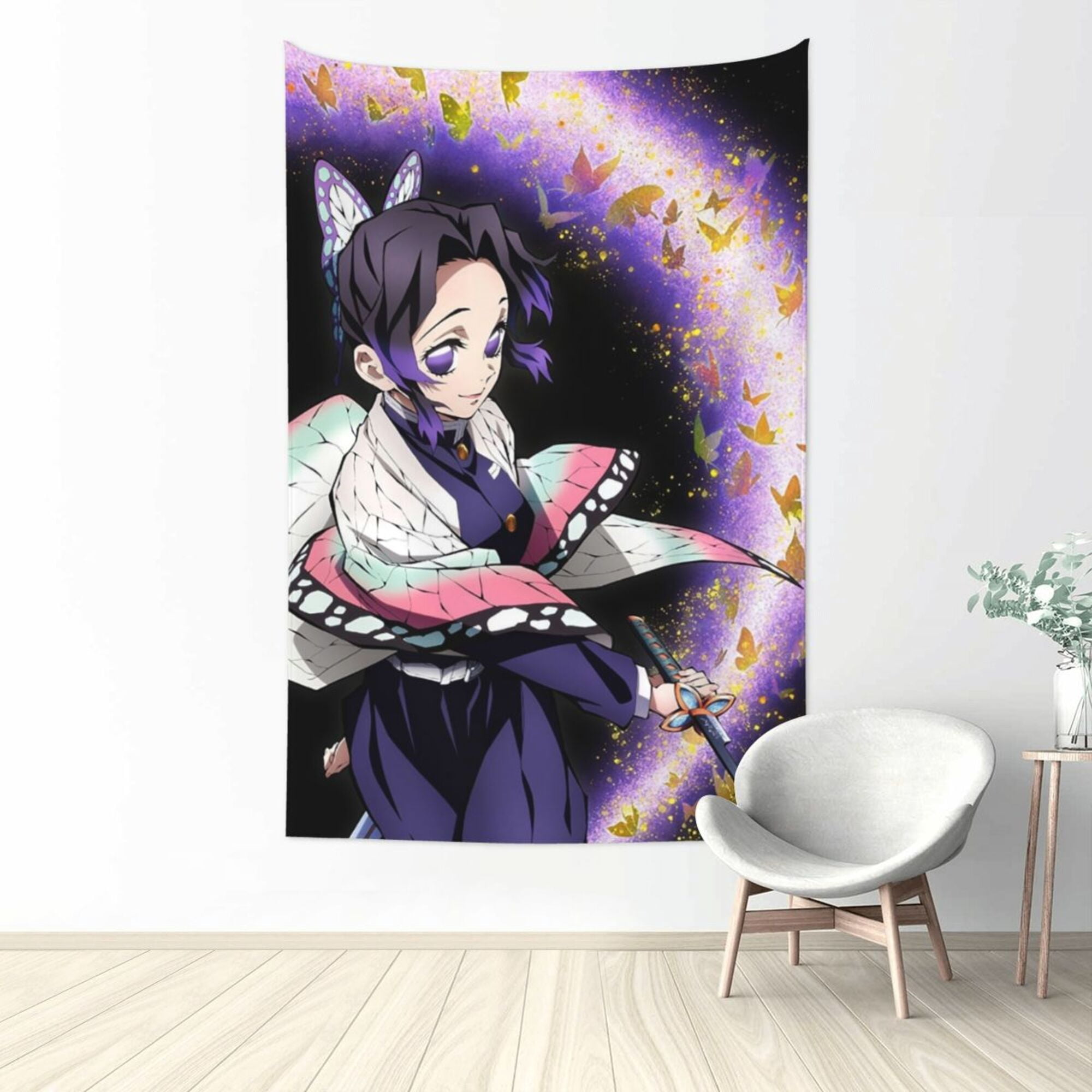 Shinobu Kocho Tapestry Aesthetic Wall Hanging for Living Room Bedroom ...