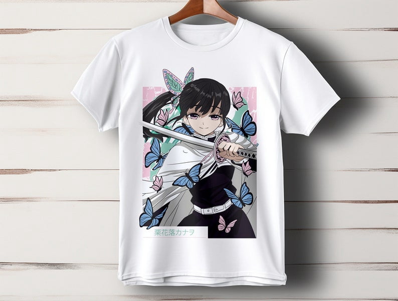Shinobu Kochu 2 design T-shirt Otaku Merch Gift Japanese Street Wear ...