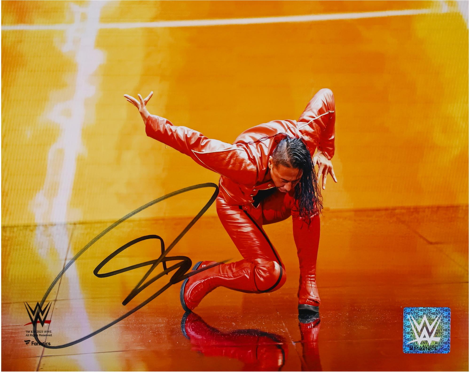 Shinsuke Nakamura WWE Autographed 8" x 10" Entrance Photograph ...