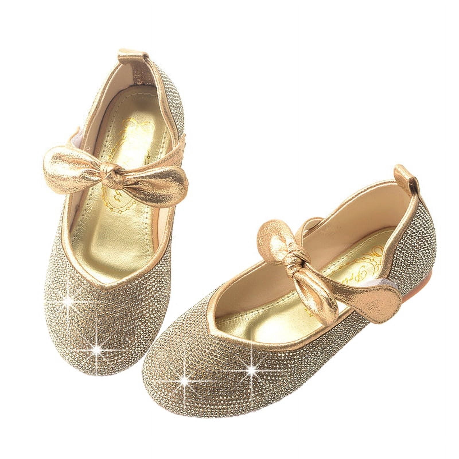 Shiny Ballet Dance Princess Shoes for Girls Snow Queen Elsa Sofia ...