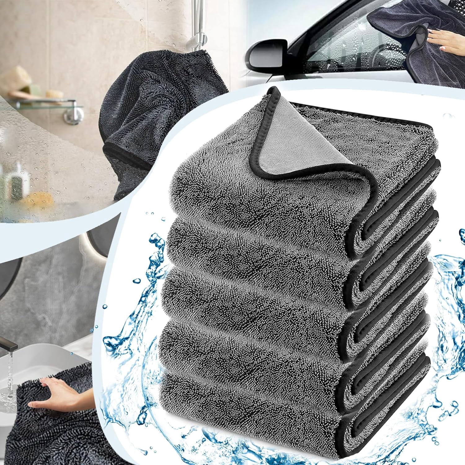 Shiny Bath XXL Drying Towel, Your Trusted Shiny Wipes Shower Cleaning ...