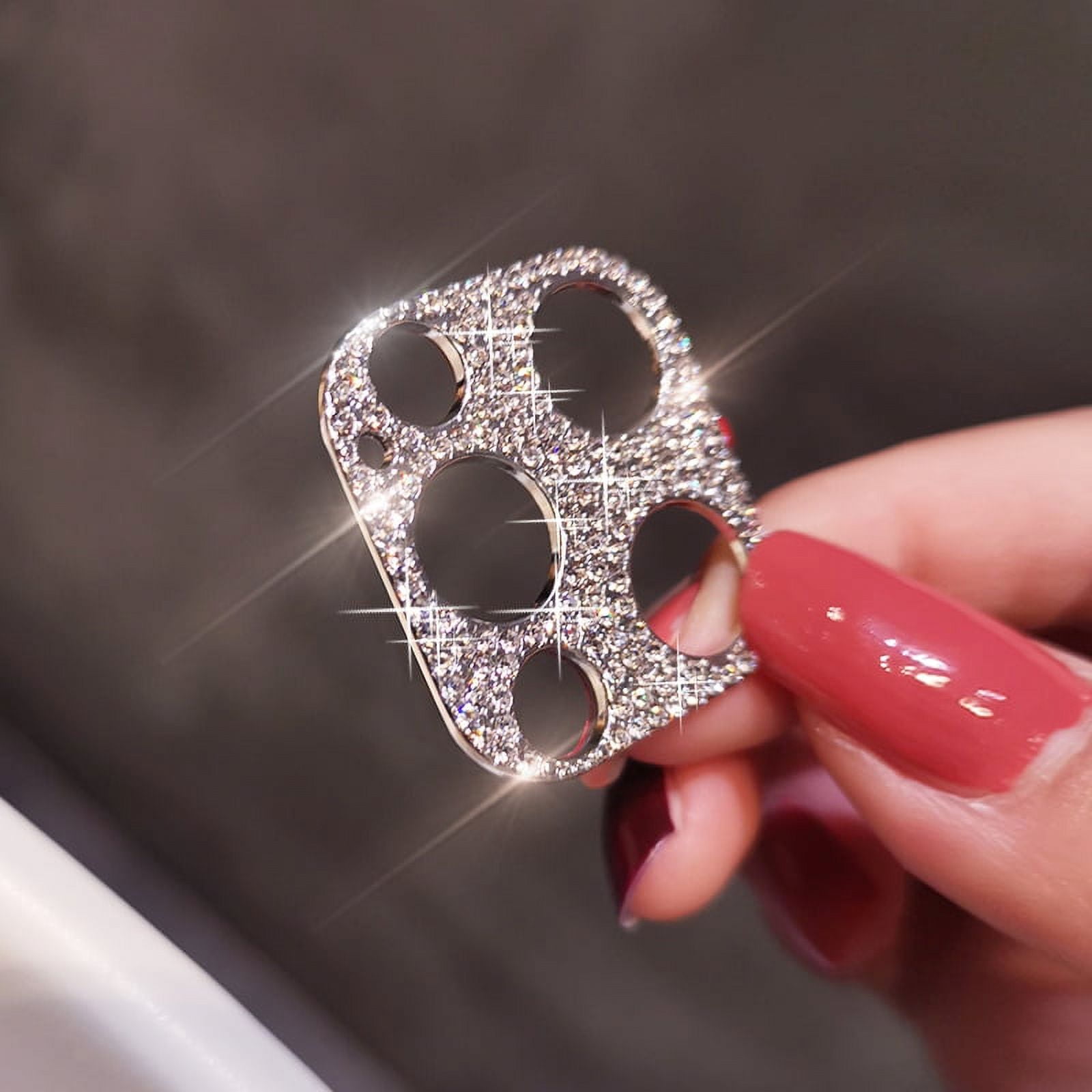 Shiny Bling Diamond Camera Lens Protector for iPhone 15 13 12 Mini 11 ...