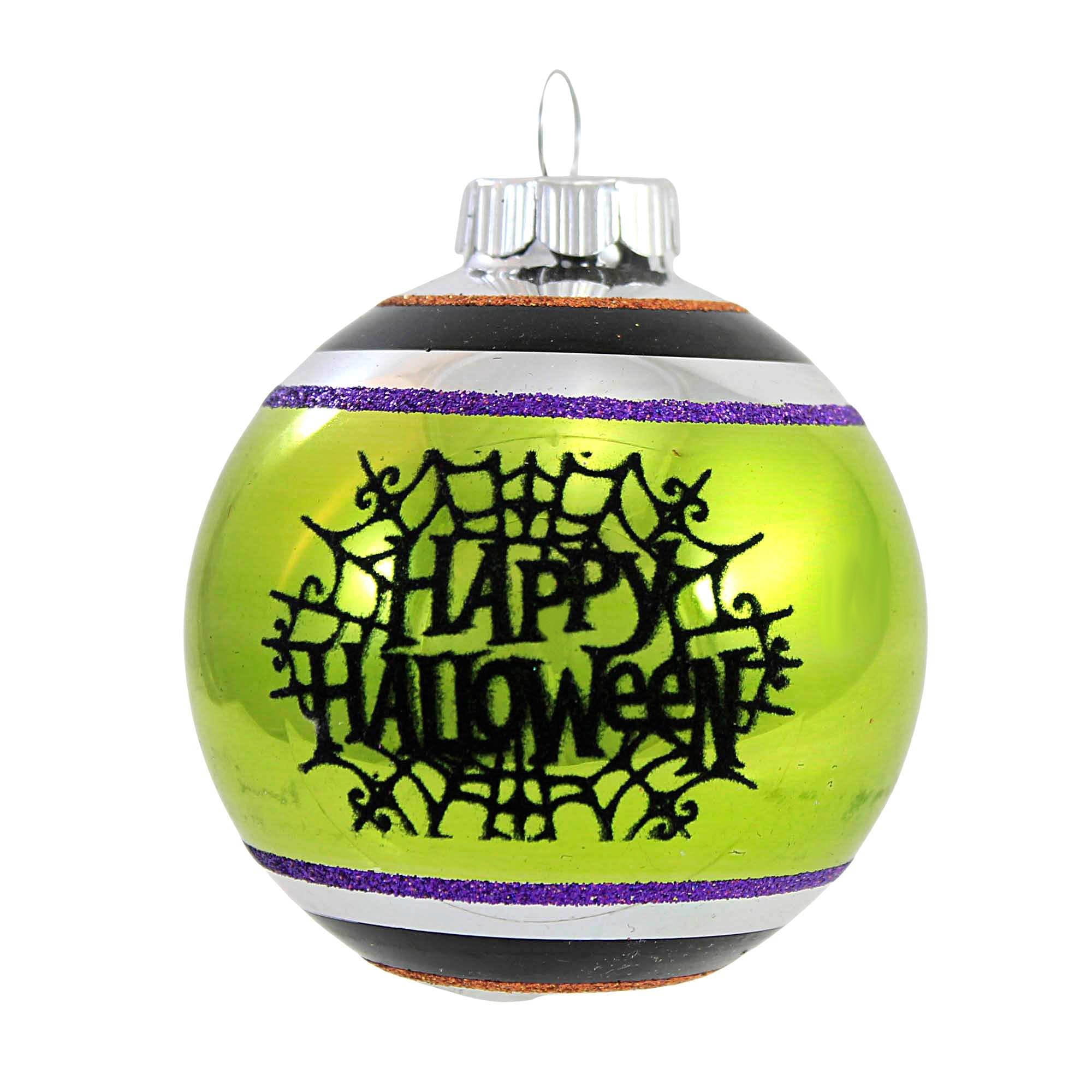 Shiny Brite Halloween Dec Rounds Reflector. Spiders Spooky 4027670 ...