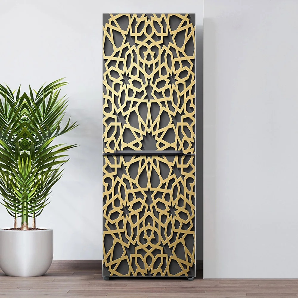 Shiny Butterfly Refrigerator Door Sticker Beautiful Animal Fridge ...