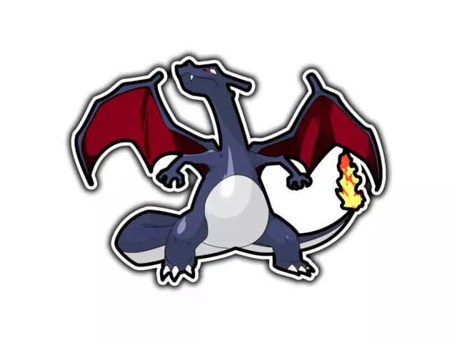 Shiny Charizard Waterproof Sticker Phone Decal Water Bottle Stickers ...