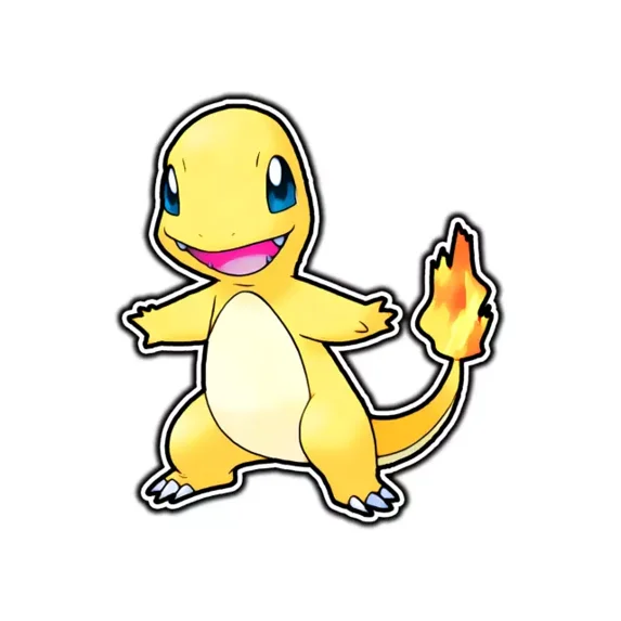 Shiny Charmander Waterproof Sticker Phone Decal Water Bottle Stickers ...