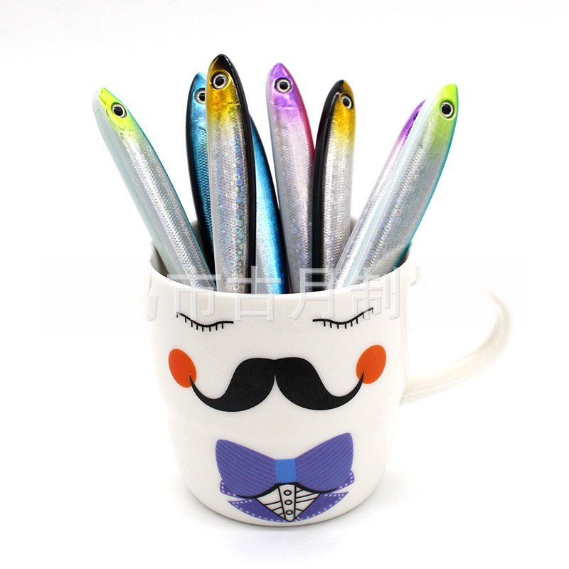 Shiny Creative Small Marine Series Fish Pen - Bronzing Unique Gift ...