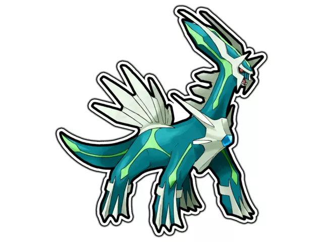 Shiny Dialga Waterproof Sticker Phone Decal Water Bottle Stickers Car ...