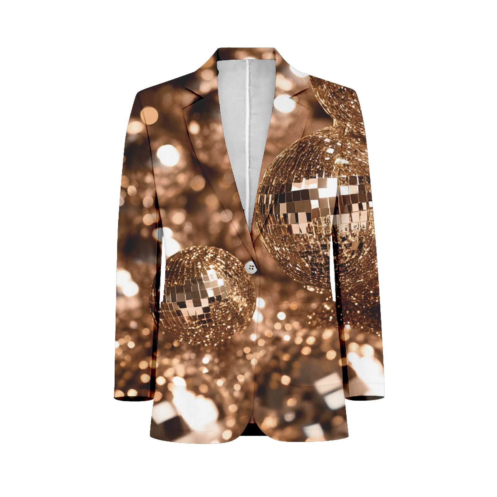 Shiny Disco Balls Customized Men's Suits full man Shawl Collar ...