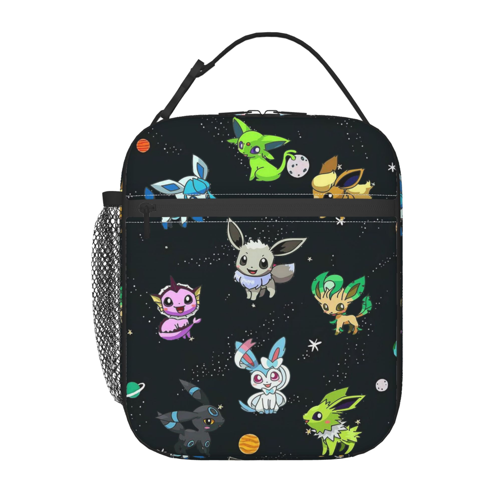 Shiny Eevee Lunch Bag Portable Tote Bag Insulated Lunch Box Picnic ...