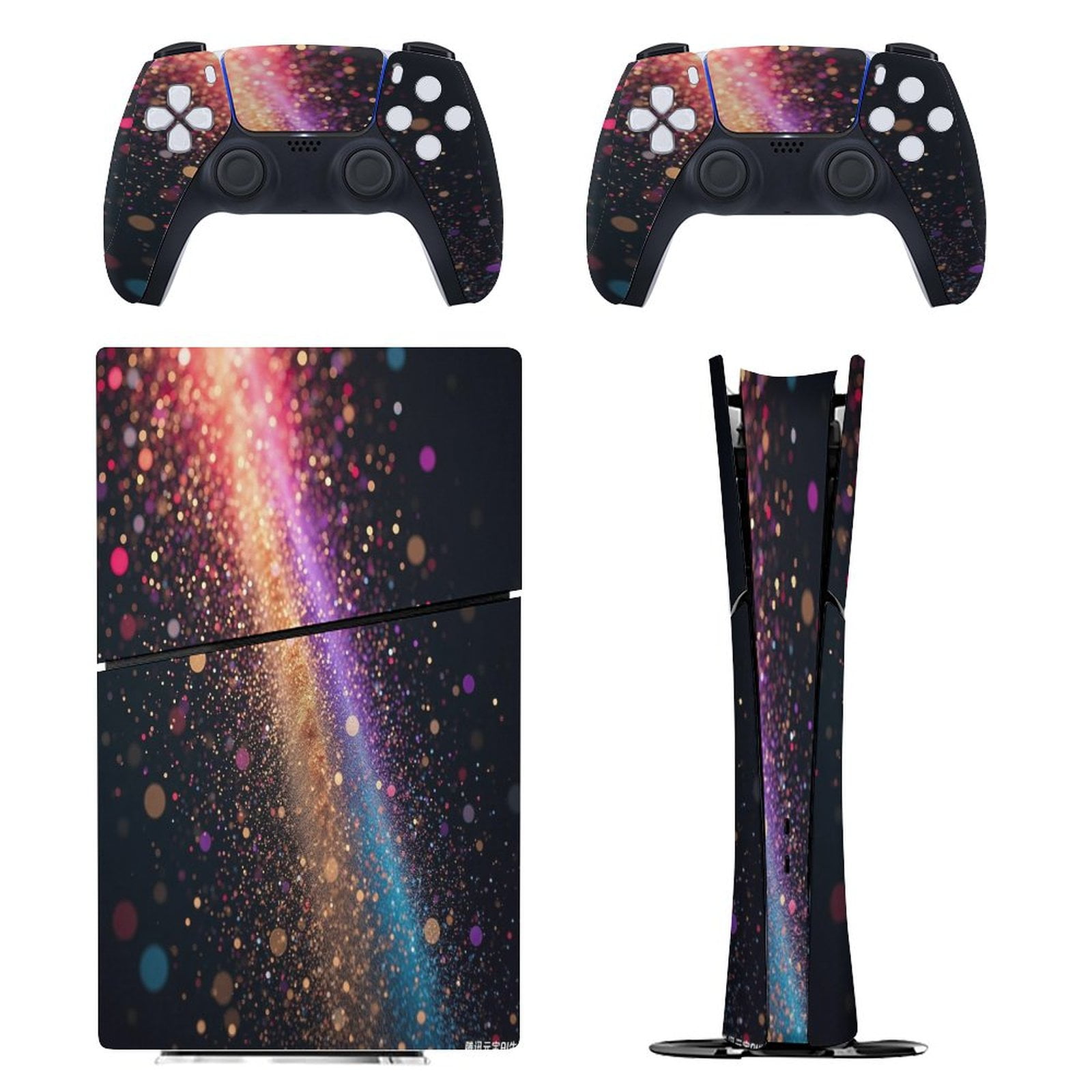 Shiny Glowing Particles PS5/PS5 Slim Digital Disc Skin Sticker For ...