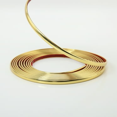 Trianu Gold Wall Trim Molding Flexible Molding Trim Self Adhesive Gold ...