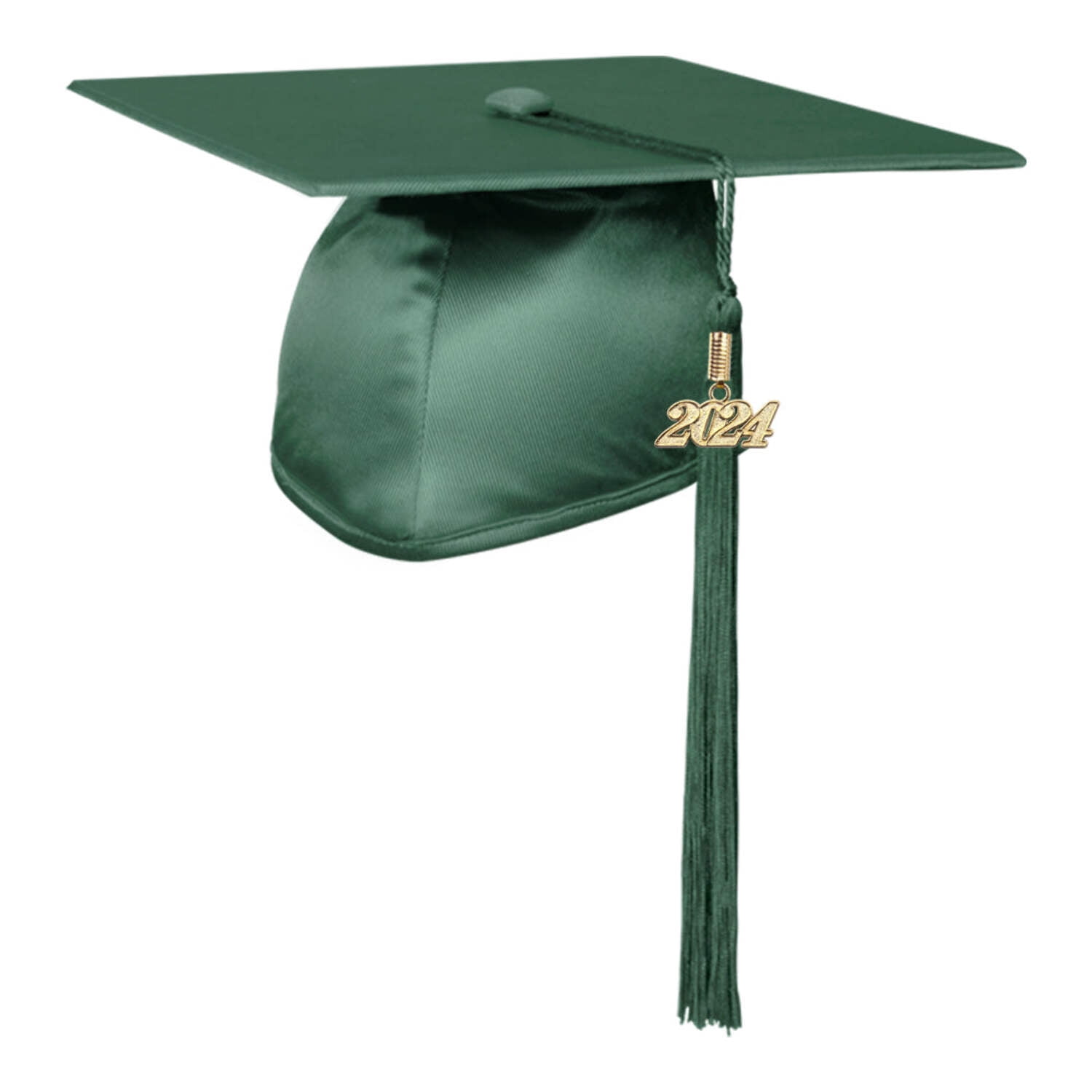 Endea Graduation Shiny Hunter Green Graduation Cap Tassel - Walmart.com